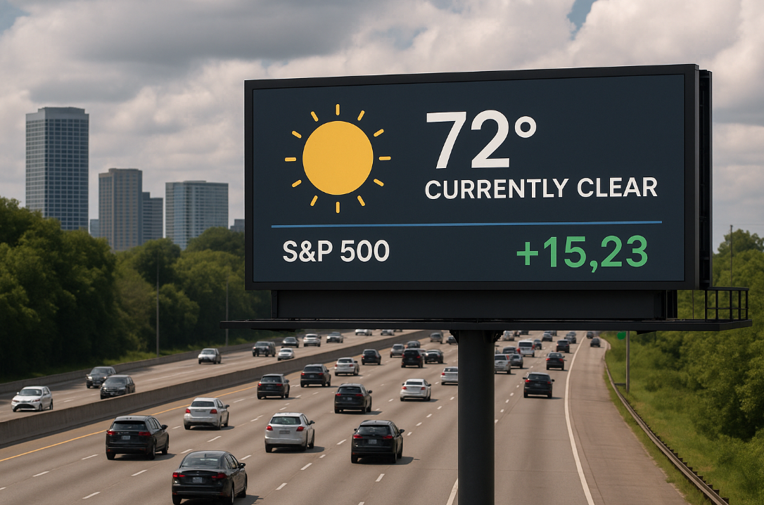 Programmatic DOOH: Billboard Ads With Live Data